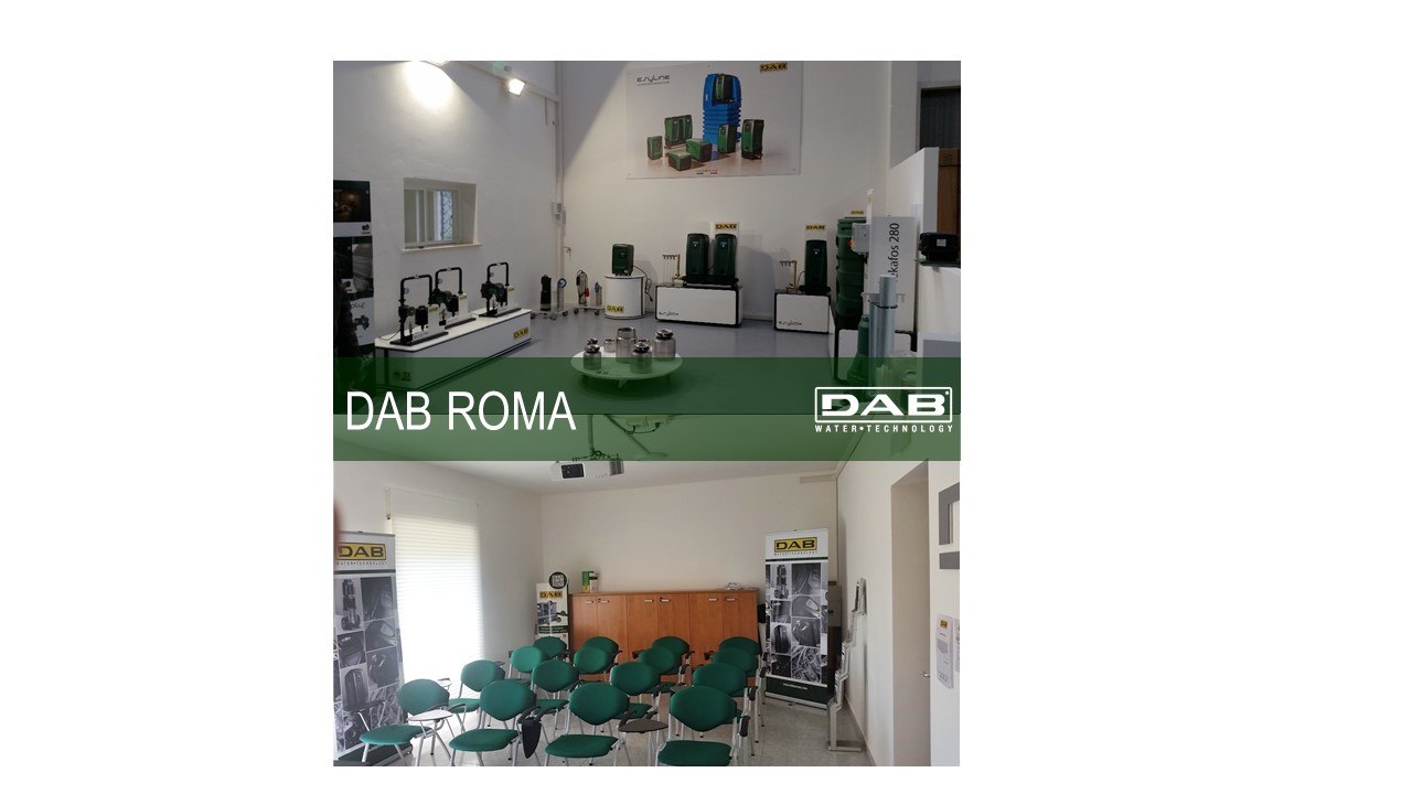 DAB Rome, new spaces to be near customers all over Italy. | DAB Pumps