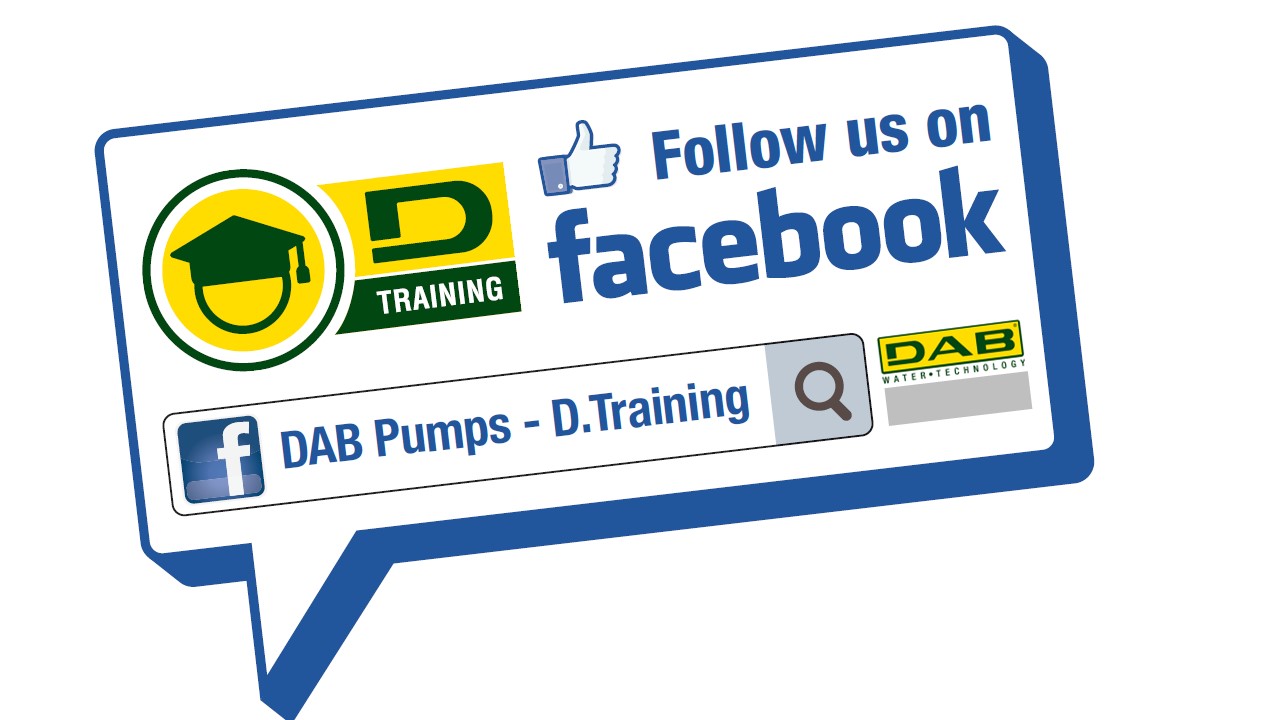 D.Training, learn with us… even on Facebook! | DAB Pumps