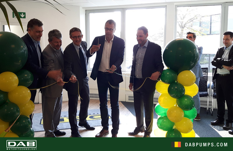 16 May 2018: DAB Belgium cuts the ribbon for the new premises | DAB Pumps